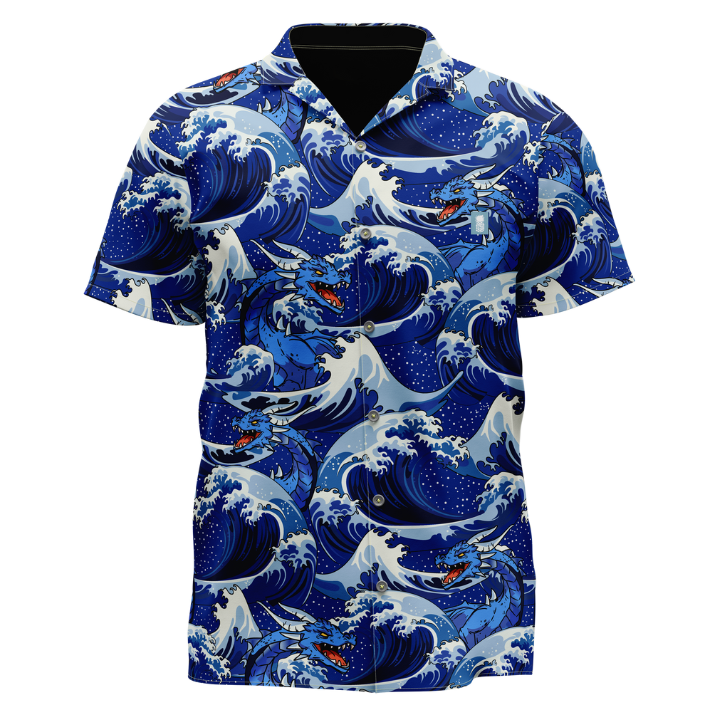 21 Pineapples "Blue Dragon" Button Up – 21 Pineapples Shirt Co.